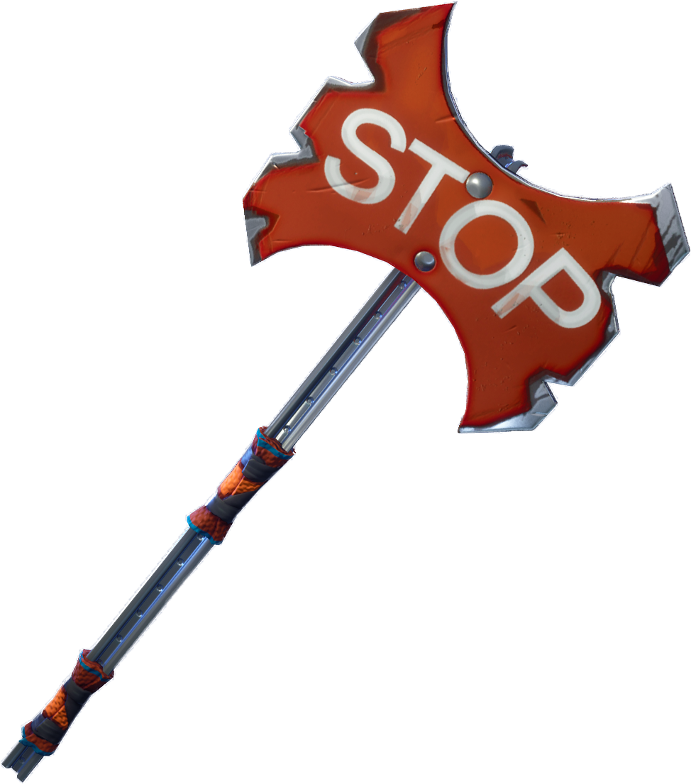 Download Rare Stop Axe Pickaxe Fortnite Cosmetic Png Transparent PNG ...