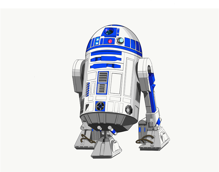 Download Play Video - R2-d2 PNG Image with No Background - PNGkey.com