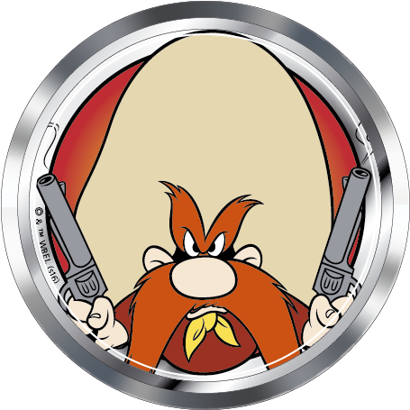 Looney Tunes Yosemite Sam Premium 3d Chrome Fan Emblem - Yosemite Sam ...