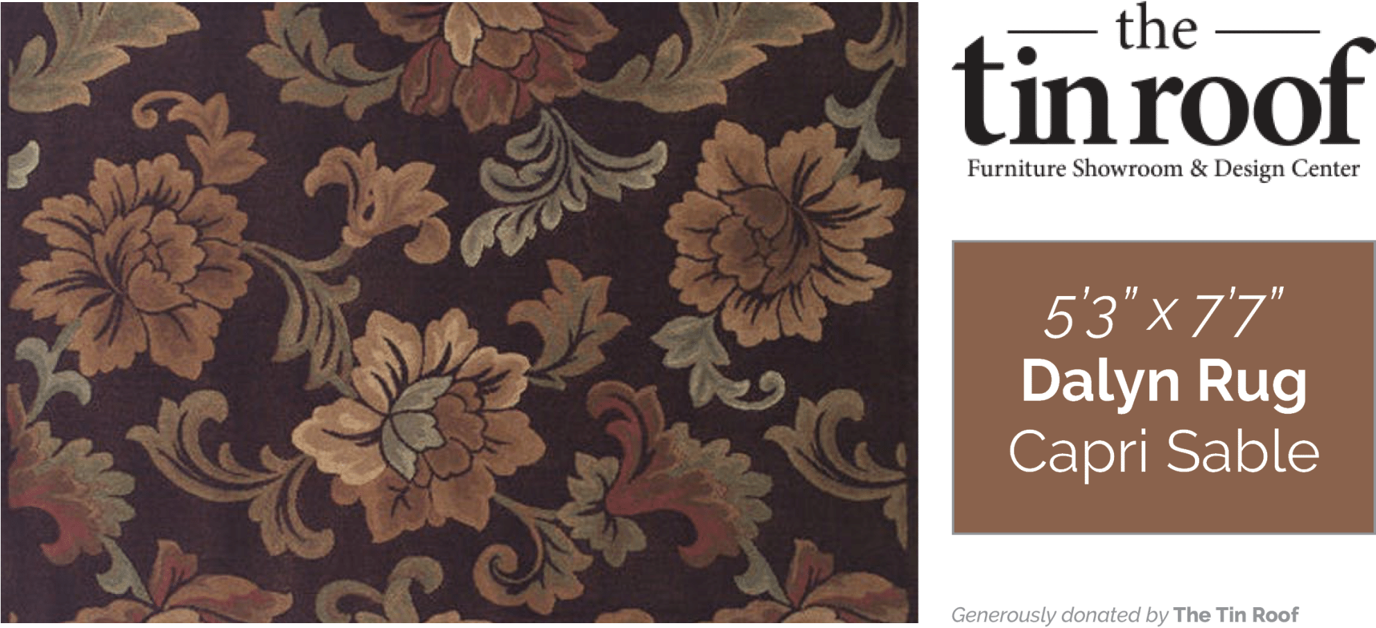 Dalyn Capri Transitional Brown Machine Made Synthetic - Free ...