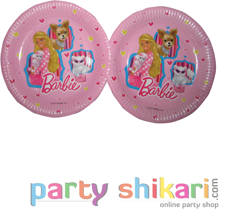 Barbie Party Invitation Card - Pack Of 8 - Free Transparent PNG ...