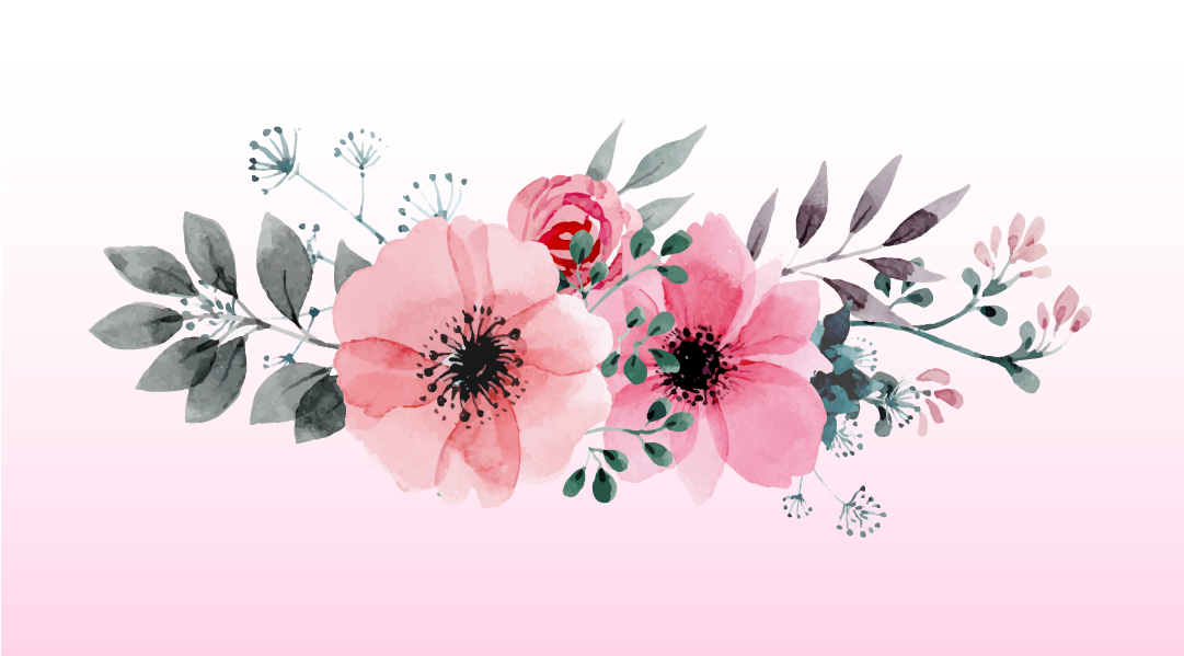 Download Pink Watercolor Flowers - Flower Pink Vector Png PNG Image ...