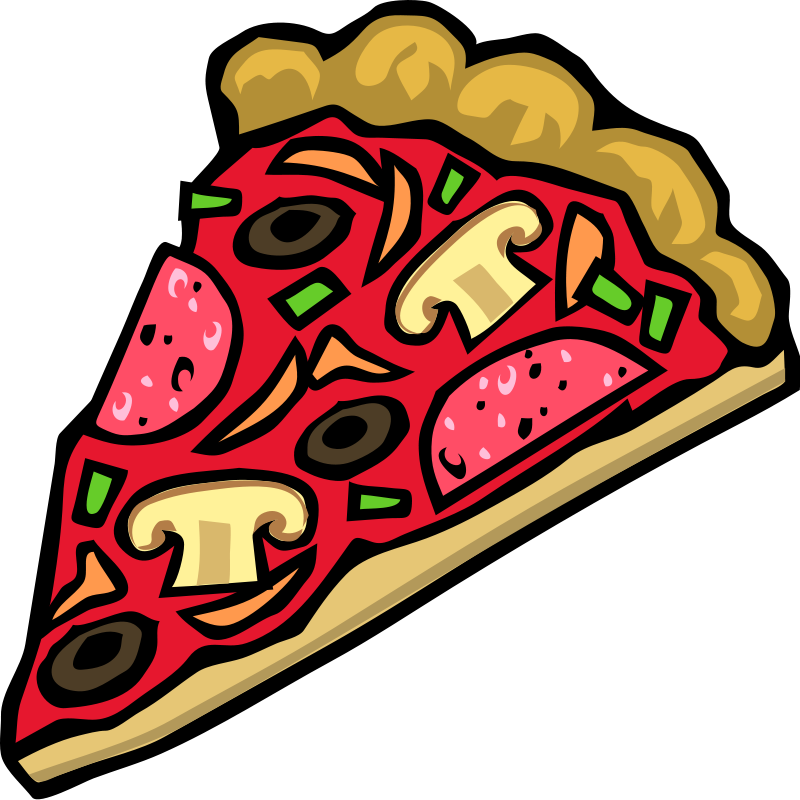 Download Pizza Clip Art At Clker - Pizza Clipart Transparent Background ...