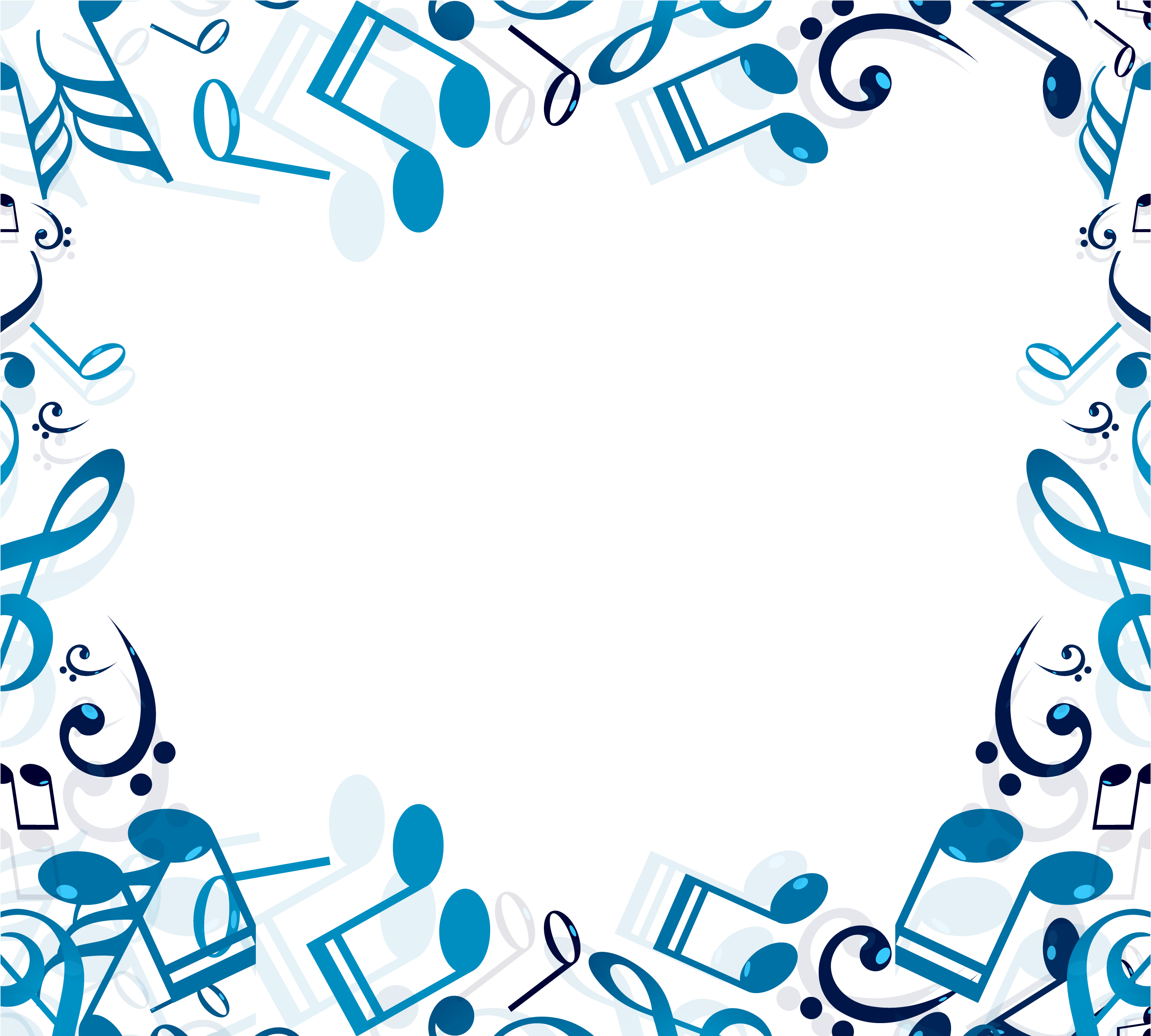 Musical Note Clip Art - Border Clip Art Music - Free Transparent PNG ...