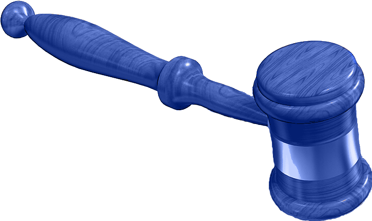 Blue Gavel - Free Transparent PNG Download - PNGkey