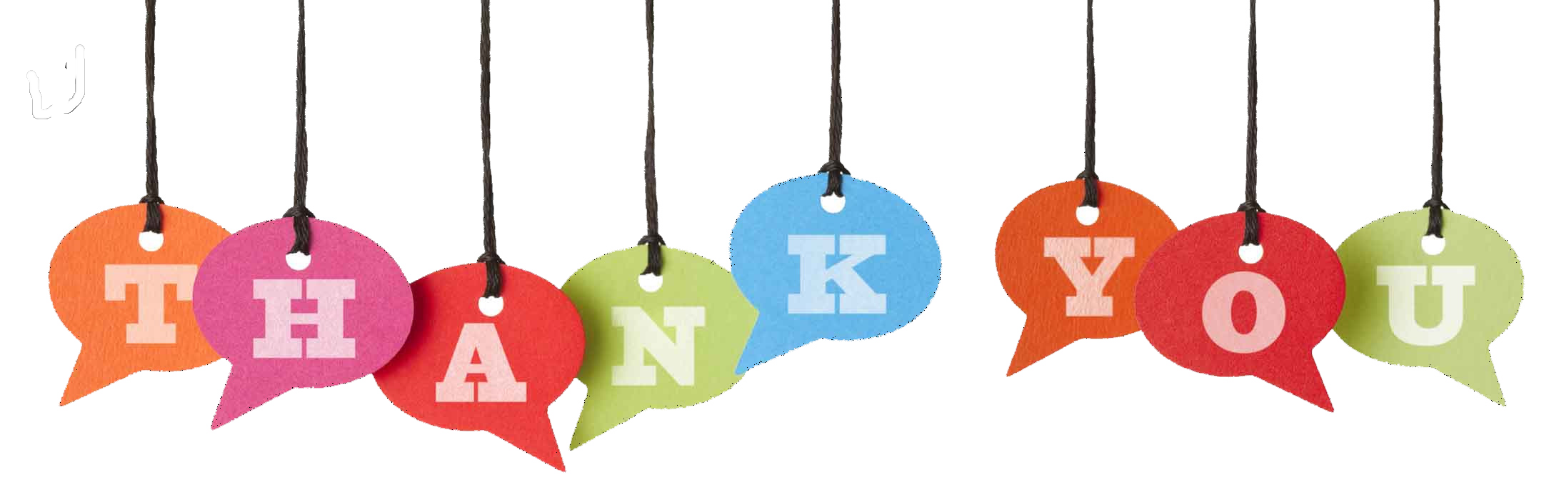 Download Thank You Chat Banner - Thank You Hanging Sign PNG Image with ...