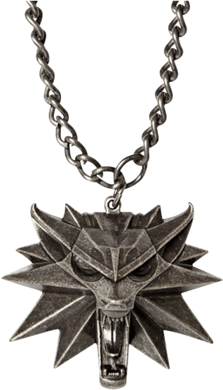 Download Witcher 3 Wolf Head Medallion And Chain - Witcher 3: Wild Hunt ...