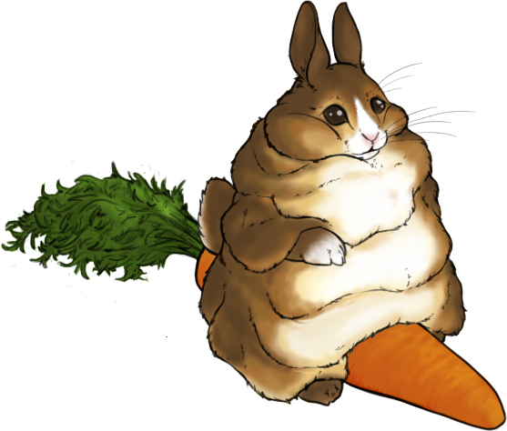 Download Fatty Happy Easter - Cartoon PNG Image with No Background ...