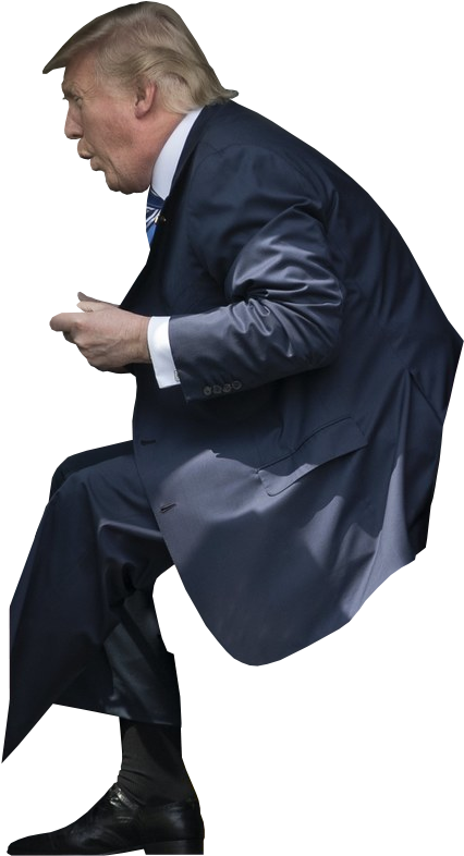 Download Donald Trump Driving - Donald Trump Sitting Transparent PNG ...