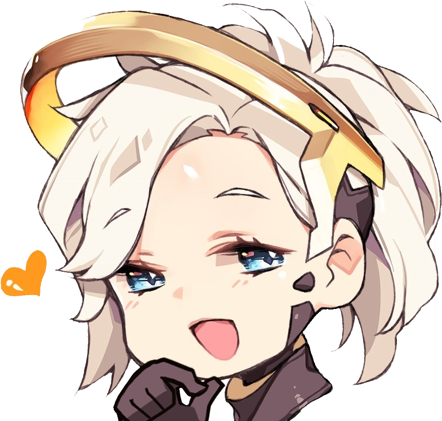Overwatch Face Hair Nose Facial Expression Human Hair - Overwatch Mercy ...