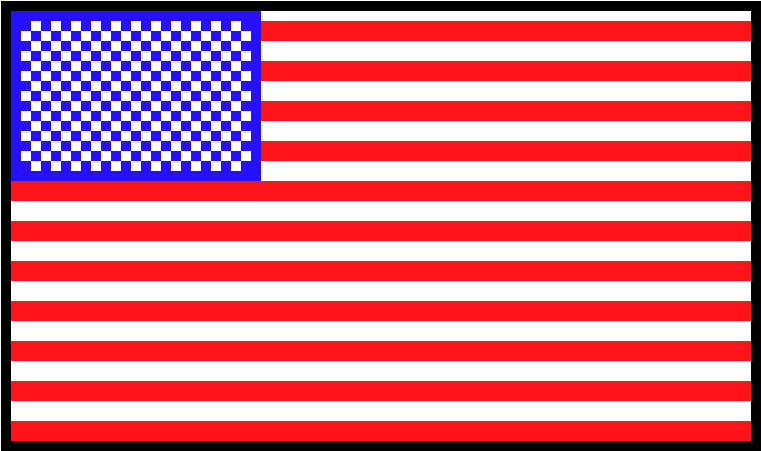Download American Flag Pixelated - Us Flag Pixel Art PNG Image with No ...