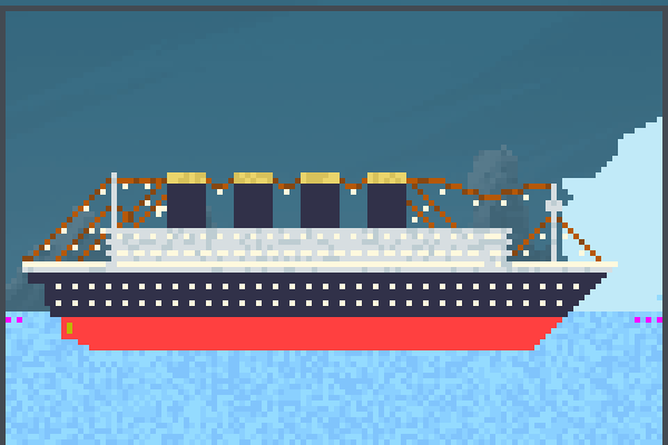 Download Titanic, Pixel Art - Titanic PNG Image with No Background ...