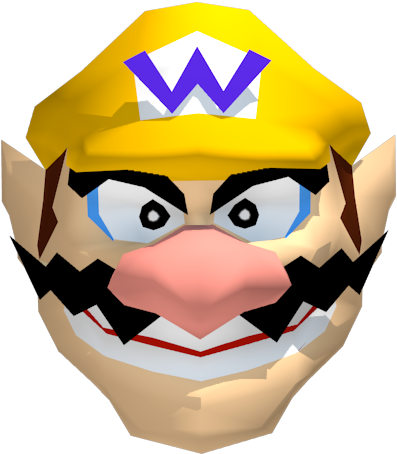 Download Nintendo Mario Party S - Wario Face Transparent PNG Image with ...
