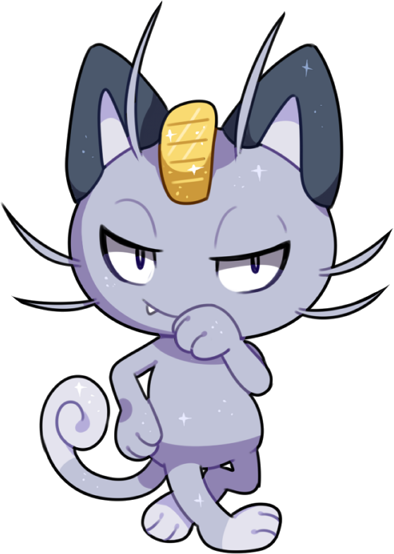 Download Shiny Meowth Pokemon Go PNG Image with No Background - PNGkey.com