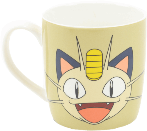 Download Gb Eye Pokemon Meowth Face Mug PNG Image with No Background ...
