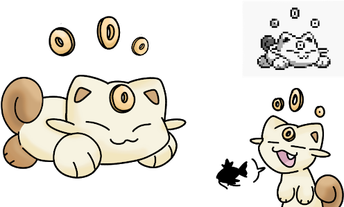 Download Photo - Baby Meowth PNG Image with No Background - PNGkey.com