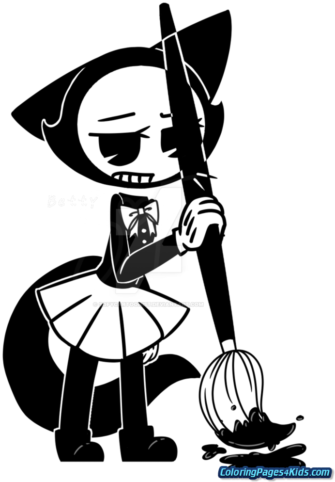 Download Coloring Pages Bendy And The Ink Machine Alice Angel - Bendy ...