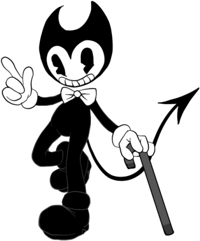 Ink Bendy Coloring Page For Kids - Bendy Full Body Bendy And The Ink ...