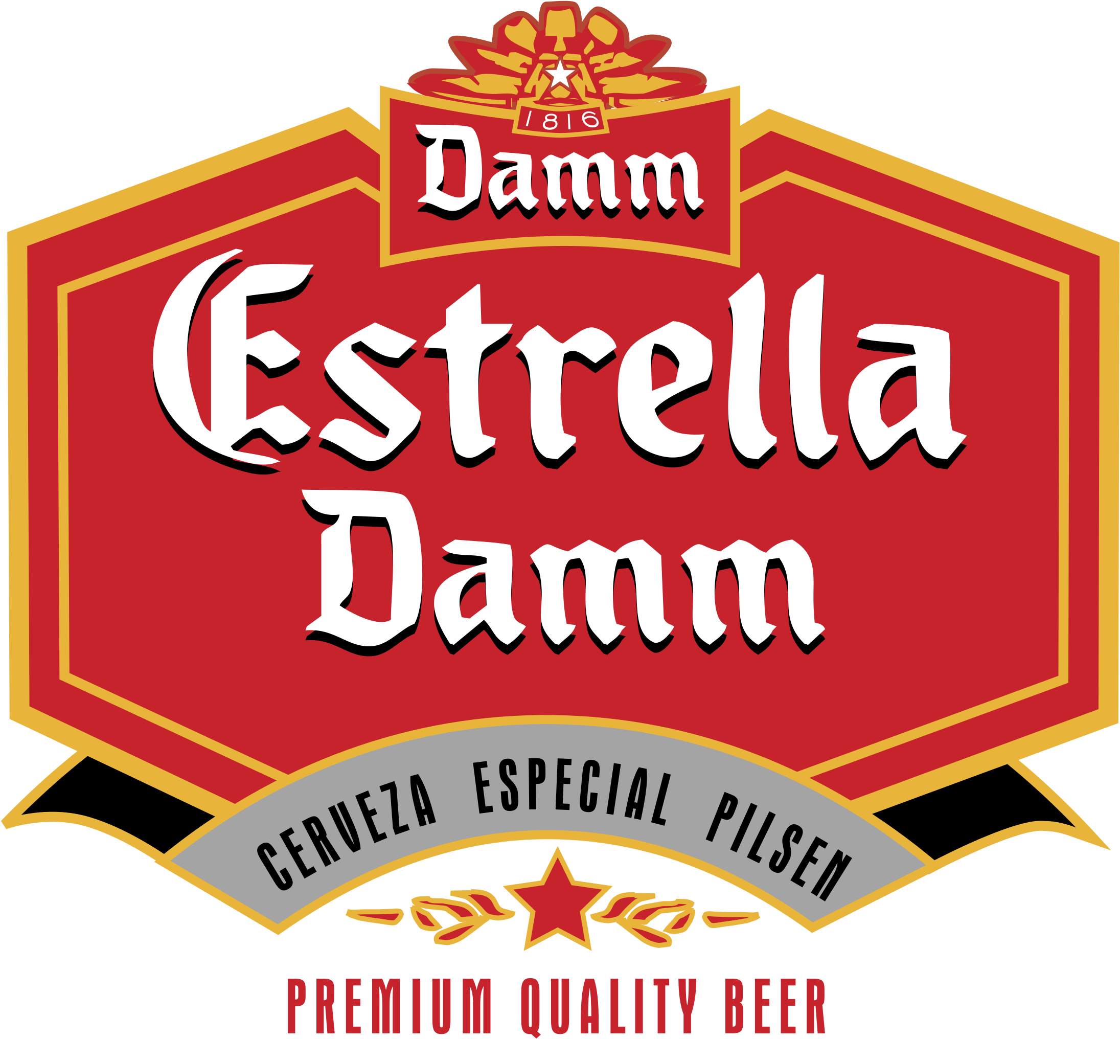 Estrella Damm Logo Png Transparent - Estrella Damm Beer Logo - Free ...