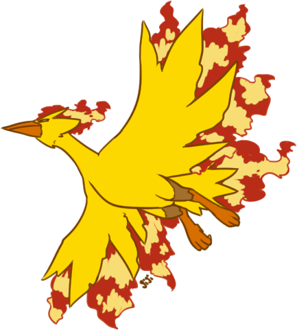 Moltres - Free Transparent PNG Download - PNGkey