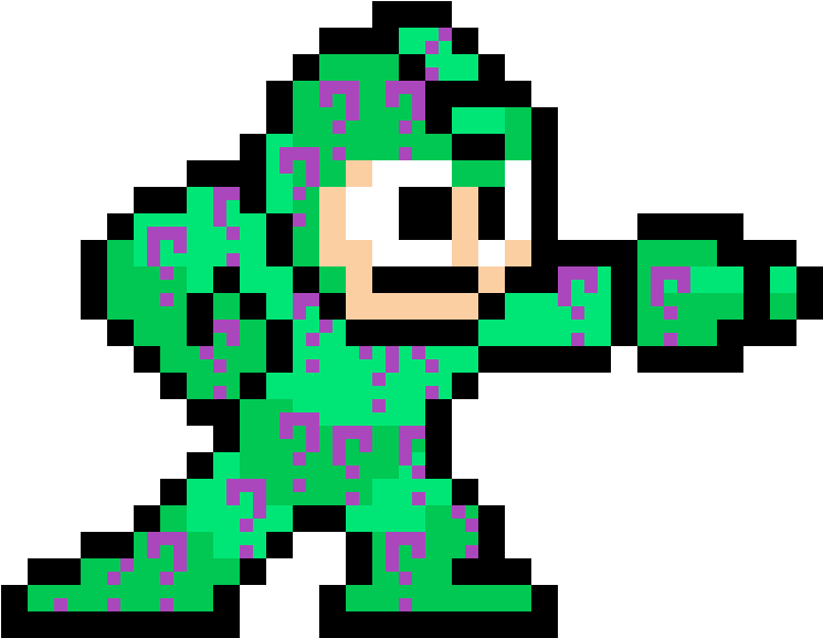 Download Riddler Mega Man - Retro Game Characters Png PNG Image with No ...