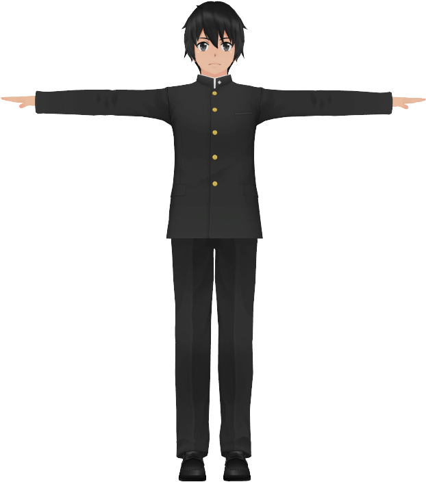 Download Senpai - Yandere Simulator Haruto Yuto PNG Image with No ...