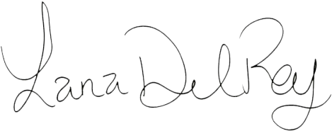 Download Lanadelrey Signature - Lana Del Rey Signature Png PNG Image ...