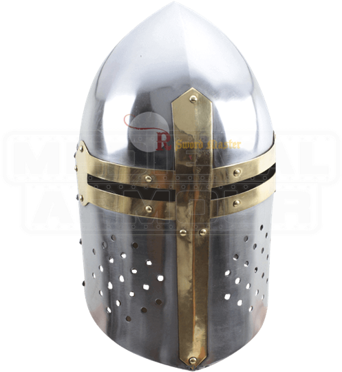 Download Medieval Crusader Sugar Loaf Helmet - Crusaders Helmet With ...