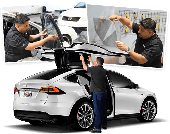 Download Car Window Tinting Training - Tesla Model X 4k PNG Image with ...