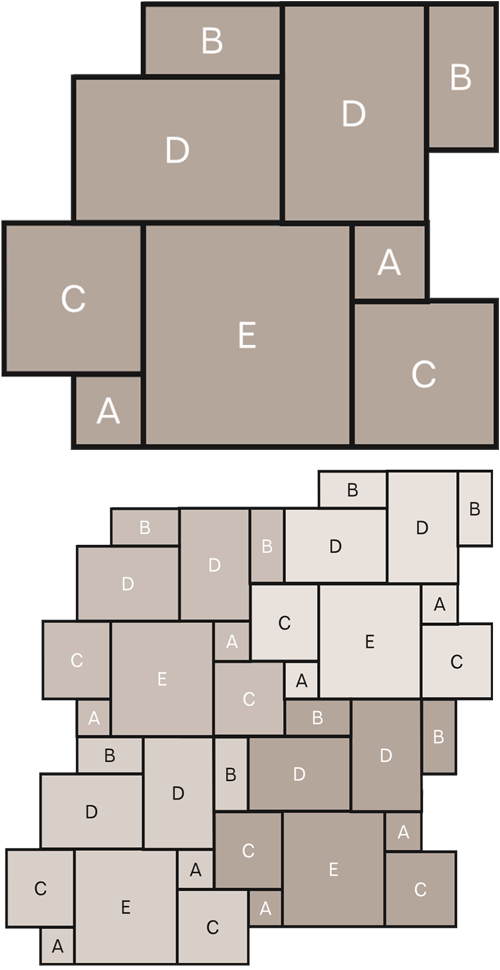 Download Stone Tile Laying Pattern - 5 Slab Laying Pattern PNG Image ...