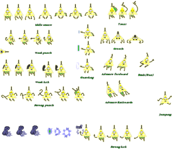 Download Bill Cipher Sprite Sheet PNG Image with No Background - PNGkey.com
