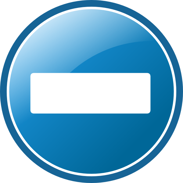 Minus Png - Plus Png Button Blue - Free Transparent PNG Download - PNGkey