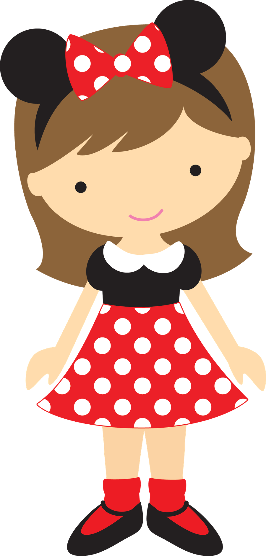 Download Library Minus Say Hello Clip - Menina Minnie PNG Image with No ...