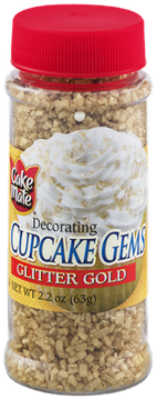 Download Cake Mate Cupcake Gems Glitter Gold PNG Image with No ...