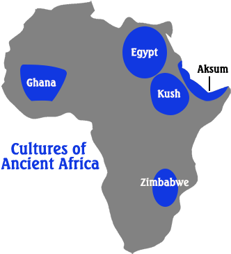 Ancient African Civilizations Map