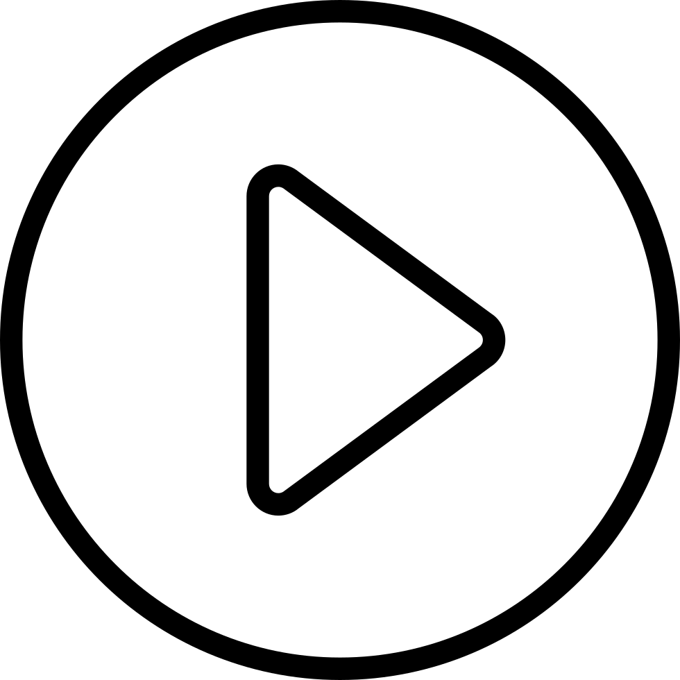 Download Play Outlined Circular Button - Unicode Arrow In Circle PNG ...