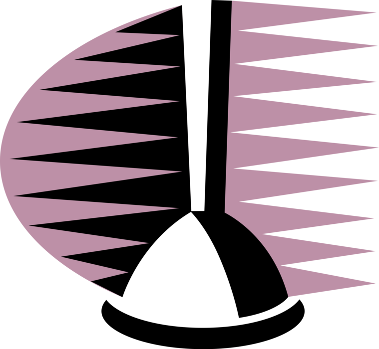 Download Vector Illustration Of Plumber's Friend Toilet Plunger ...