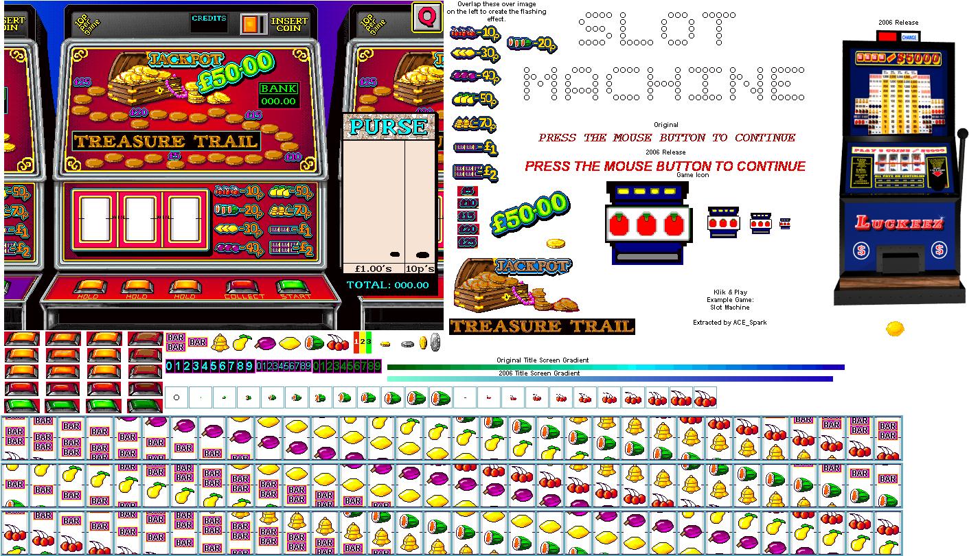 Click For Full Sized Image Slot Machine - Klik And Play Sprites - Free ...