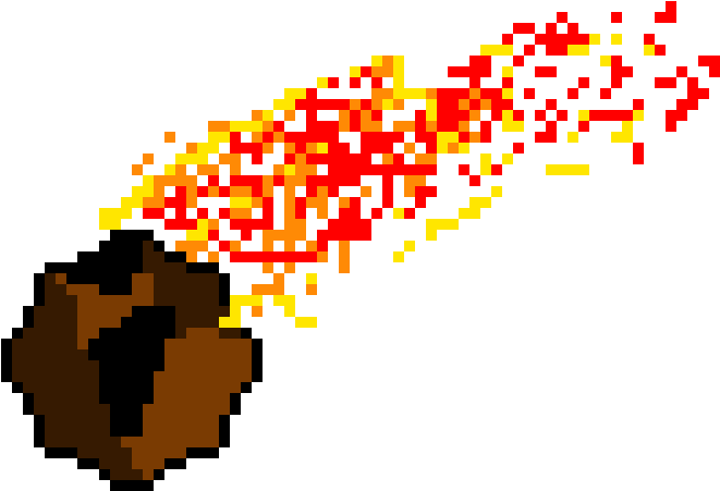 Download Meteorite - Pixel Art PNG Image with No Background - PNGkey.com