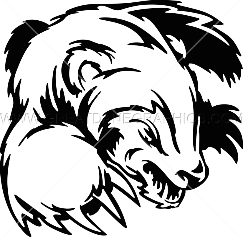 Download Snarling Badger - Snarling Badger Drawing PNG Image with No ...