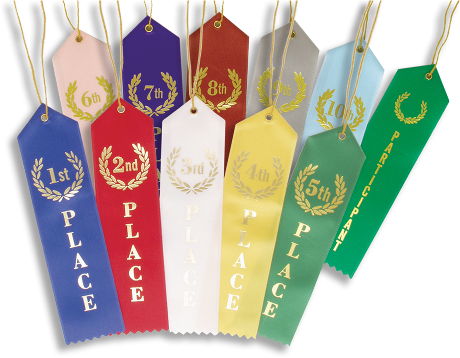 Download 1st - 10th Place Ribbons PNG Image with No Background - PNGkey.com