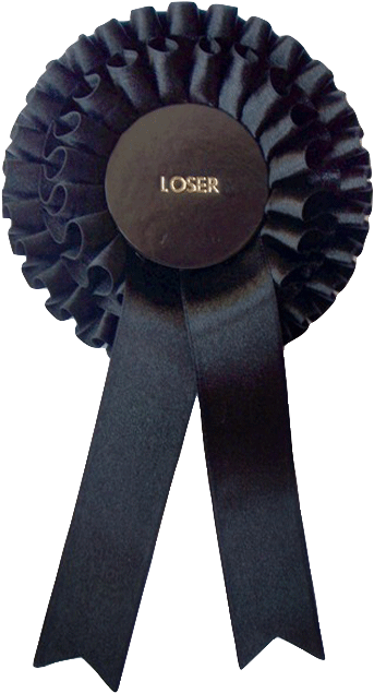 Loser Award Ribbon First Prize Place - Last Place Award Funny - Free ...