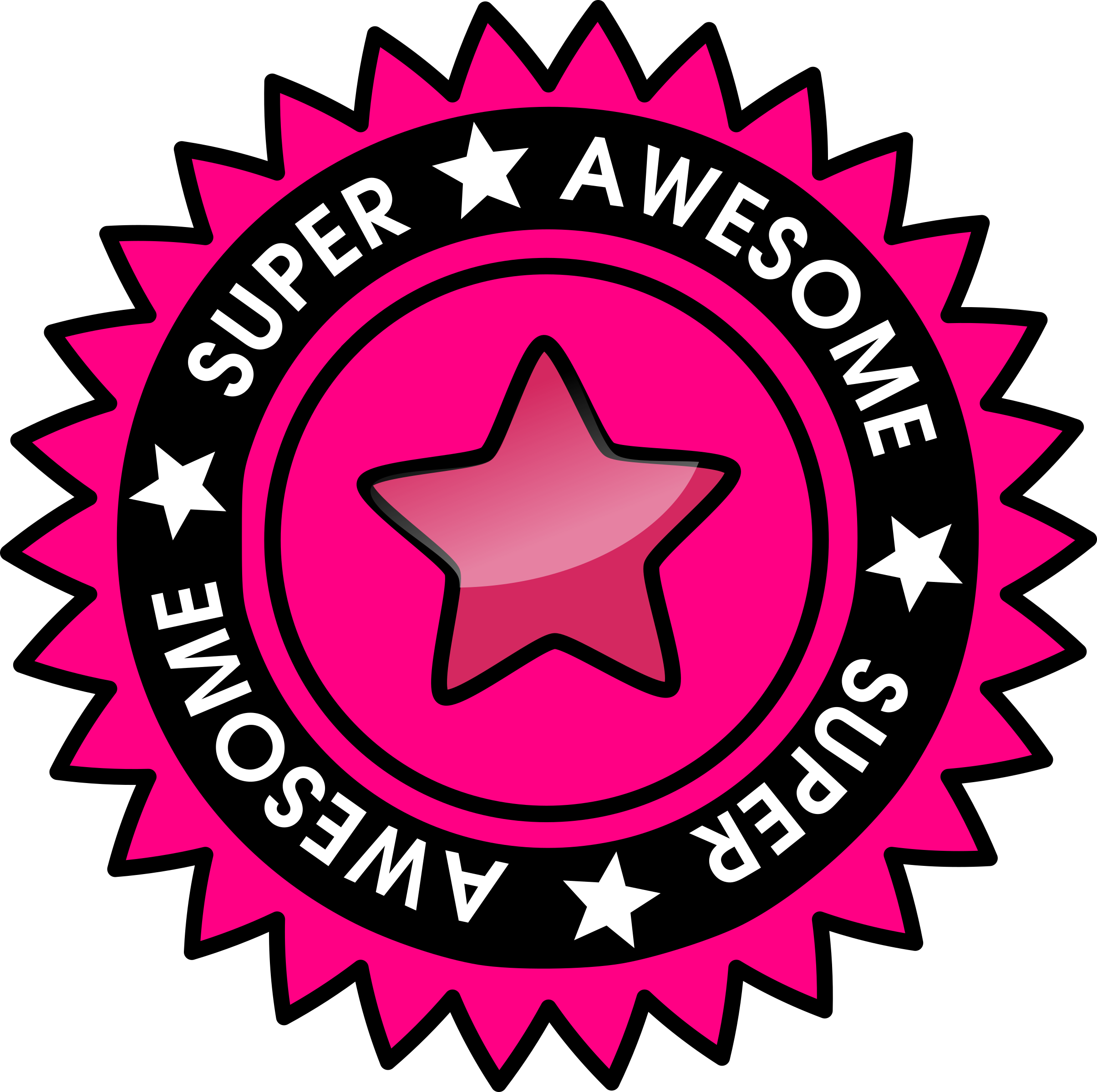 Download This Free Icons Png Design Of Super Awesome Badge PNG Image ...