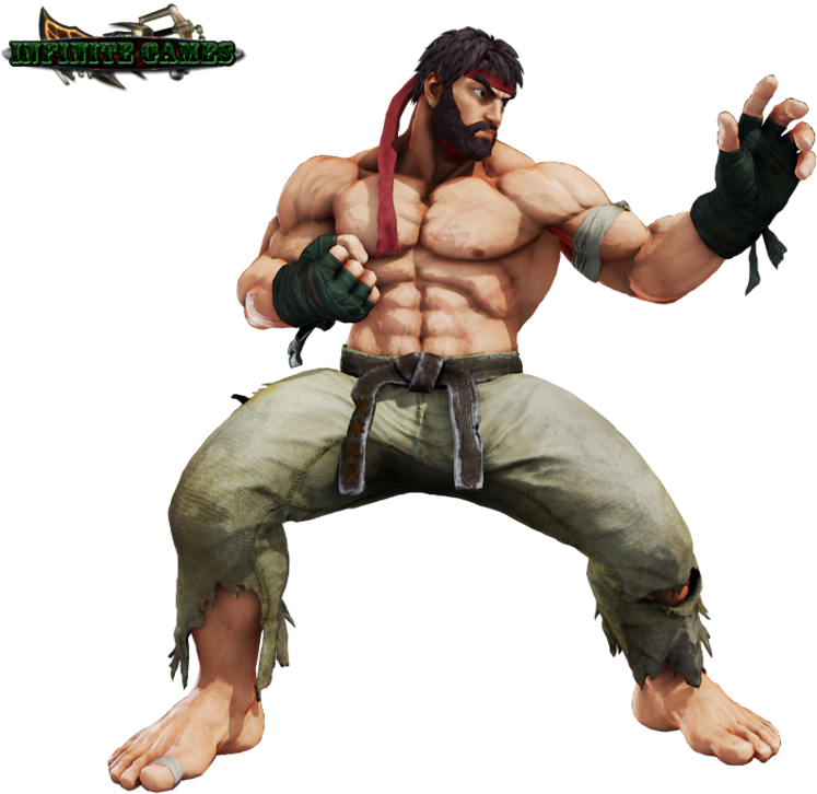 Ryu Street Fighter 5 Png Clip Freeuse Download - Street Fighter V Ryu ...