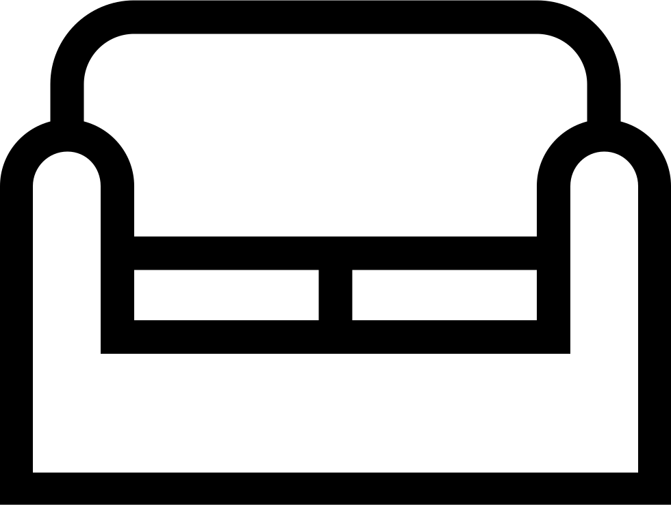 Download A Living Room - Comfort Icon Line PNG Image with No Background ...