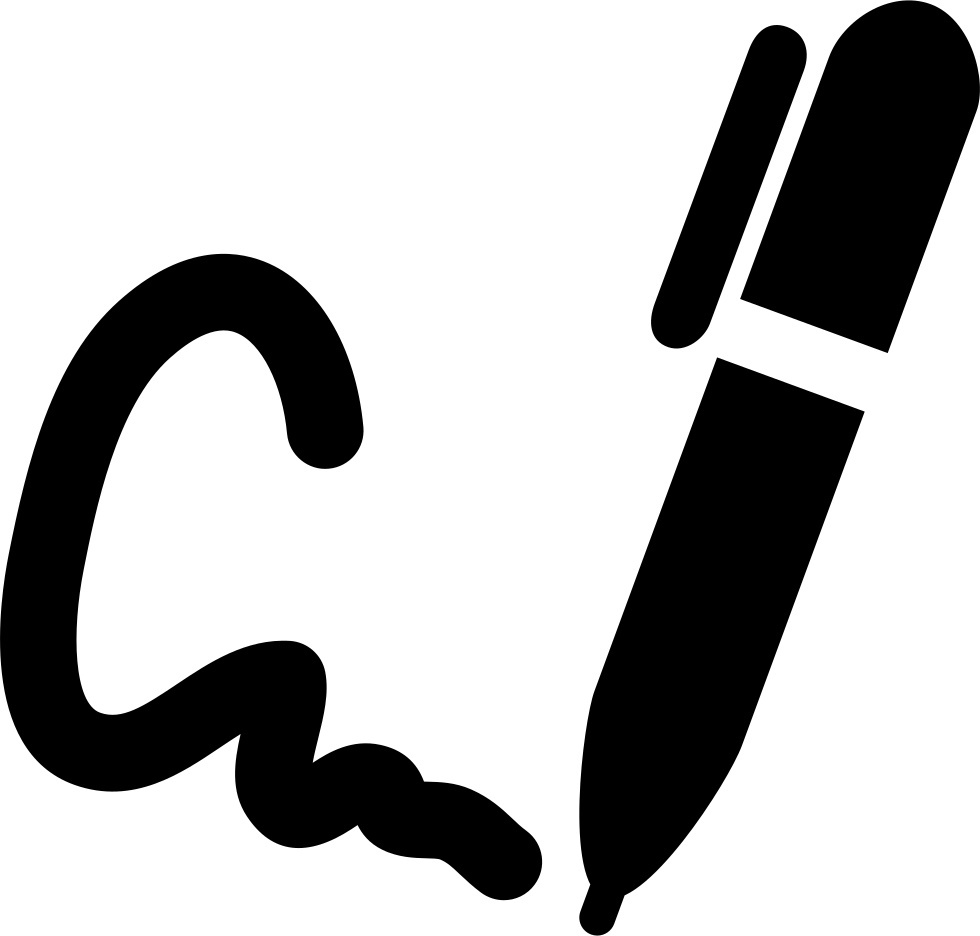 Download Png File Svg - Autograph Icon PNG Image with No Background ...