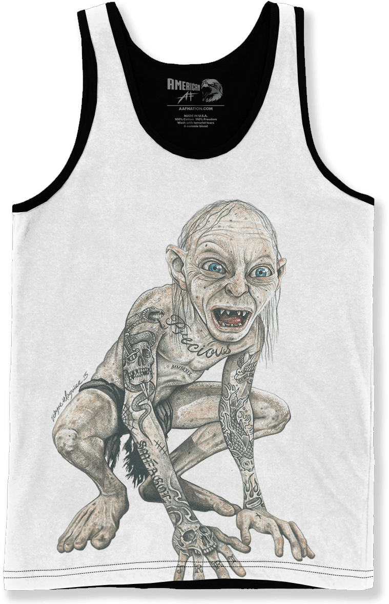 Download Inked - Gollum - Inked - Gollum - Unisex Tank / Sublimation ...