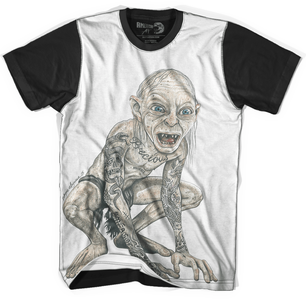 Inked - Gollum Inked - Gollum - Trump Neverending Story Shirt - Free ...