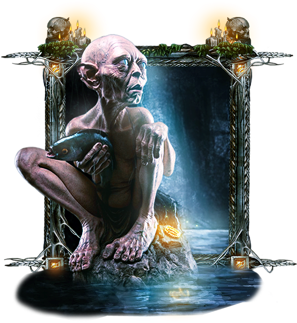 Gollum Precious Modular Tag - Gollum - Free Transparent PNG Download ...