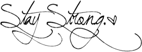 Download Stay Strong Png - Stay Strong In Cursive PNG Image with No ...